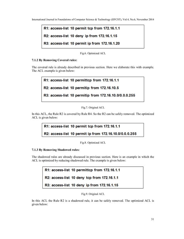 Enhancing network security and performance using optimized acls | PDF | Computer Networking ...
