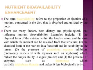 Enhancing nutritional quality of the diets | PPTX