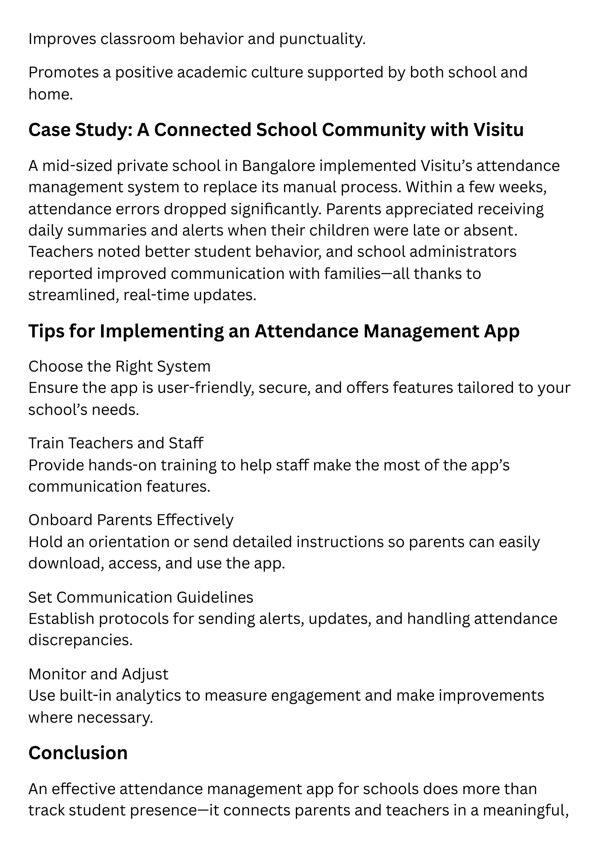 Enhancing Parent-Teacher Communication Through Attendance Apps | PDF