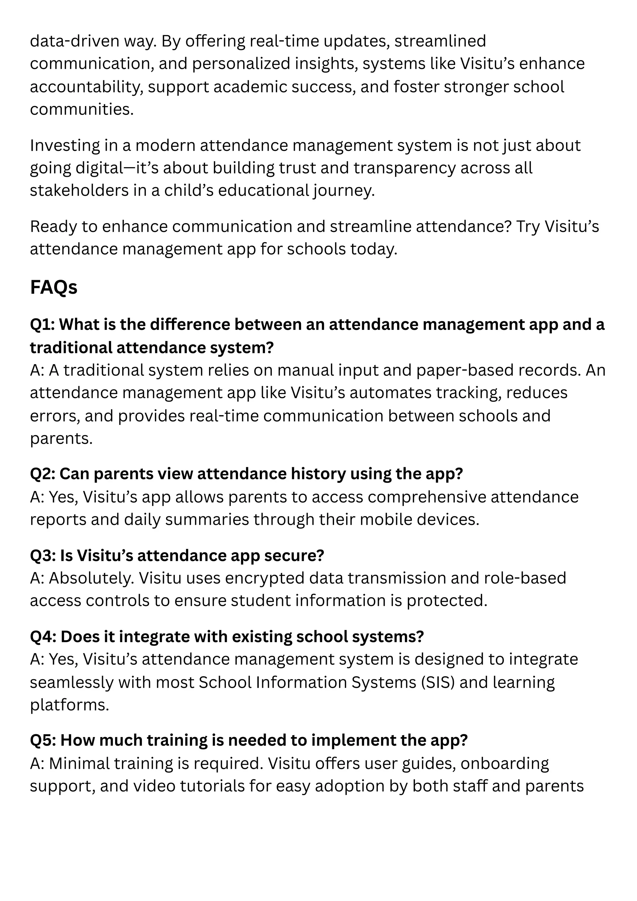 Enhancing Parent-Teacher Communication Through Attendance Apps | PDF