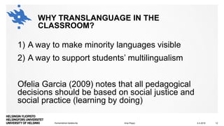 Enhancing participation through translanguaging | PDF