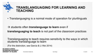 Enhancing participation through translanguaging | PDF