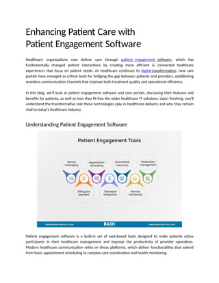 Enhancing Patient Care with Patient Engagement Software.pptx
