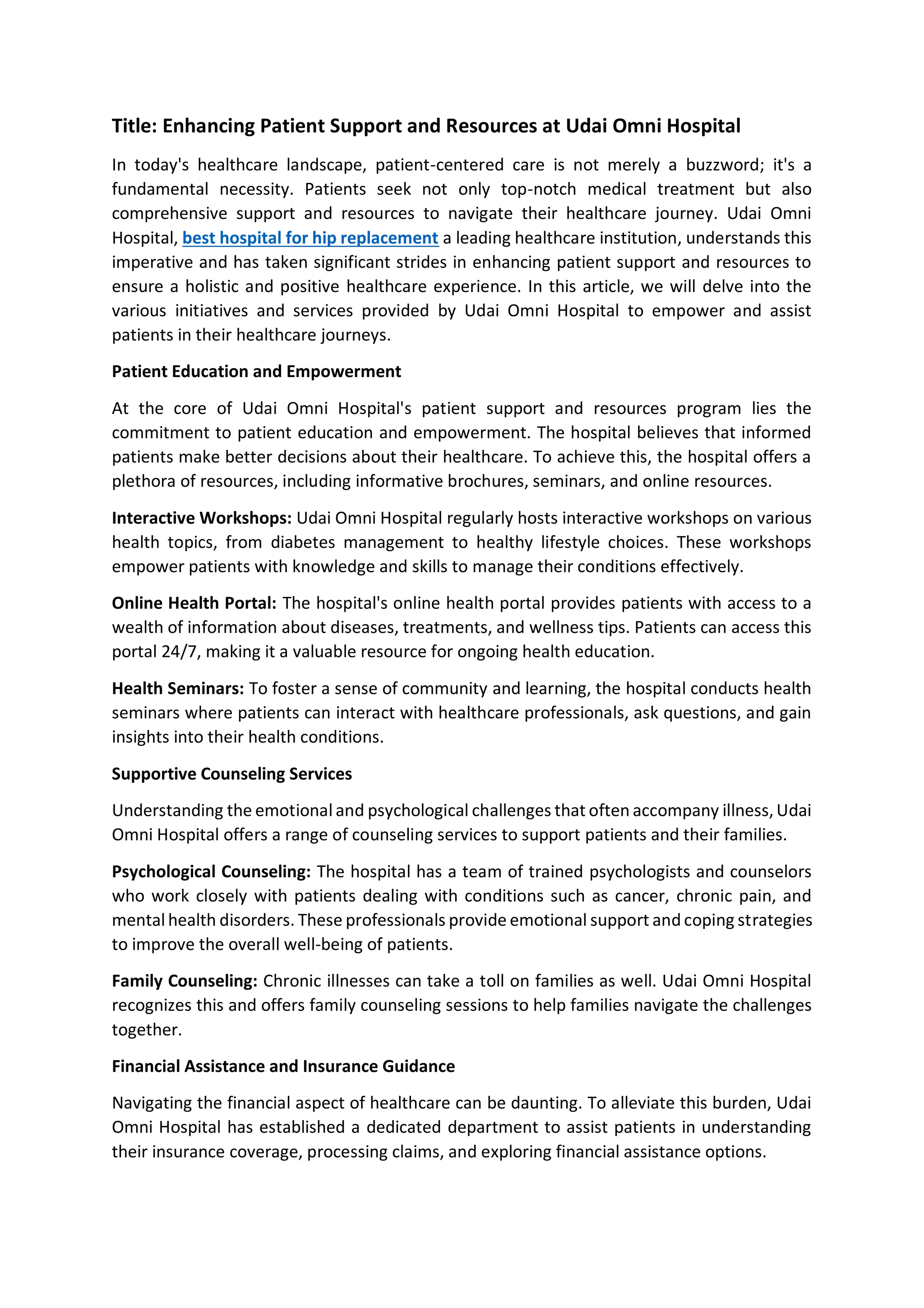 Enhancing Patient Support and Resources at Udai Omni Hospital.pdf