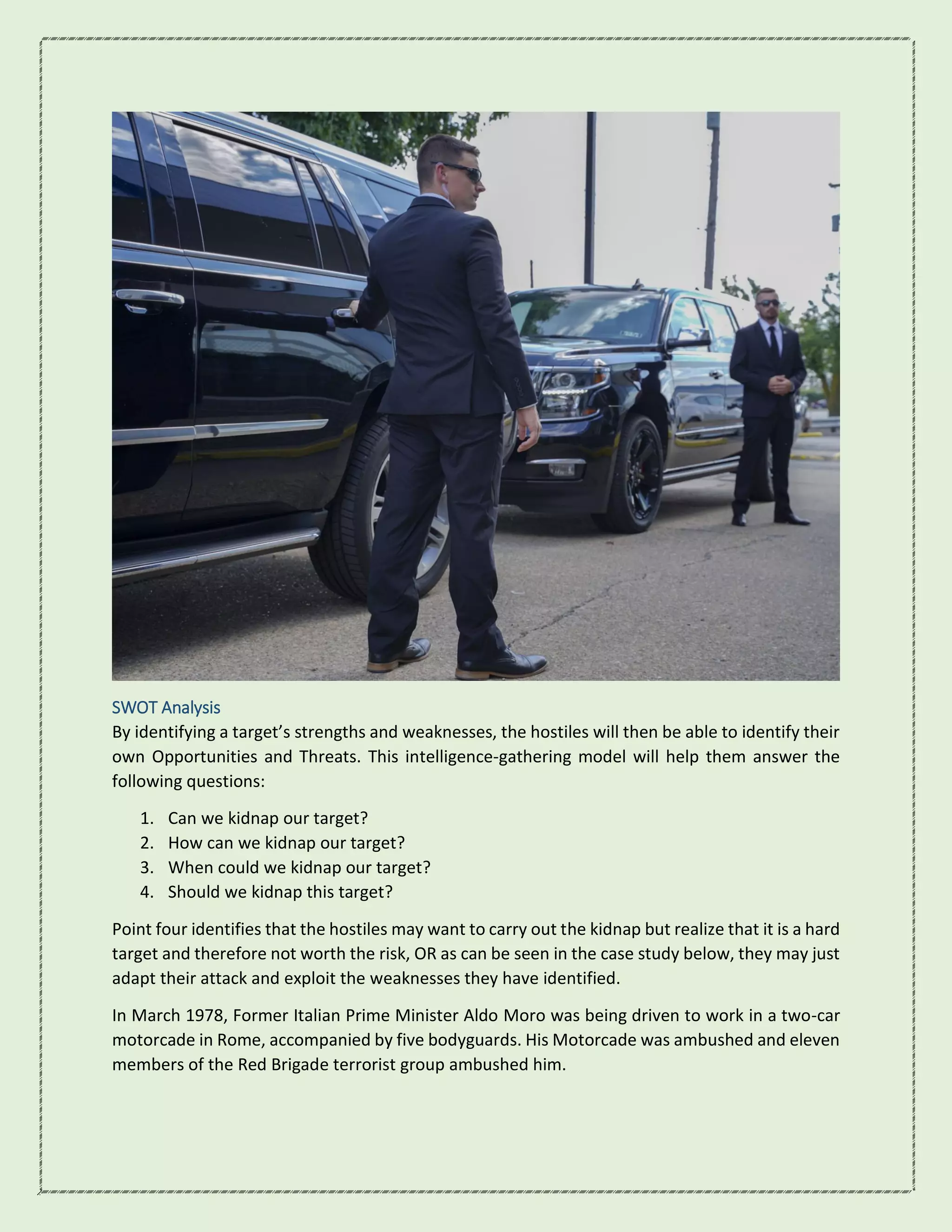 Enhancing Personal Security through Surveillance Detection Techniques | PDF