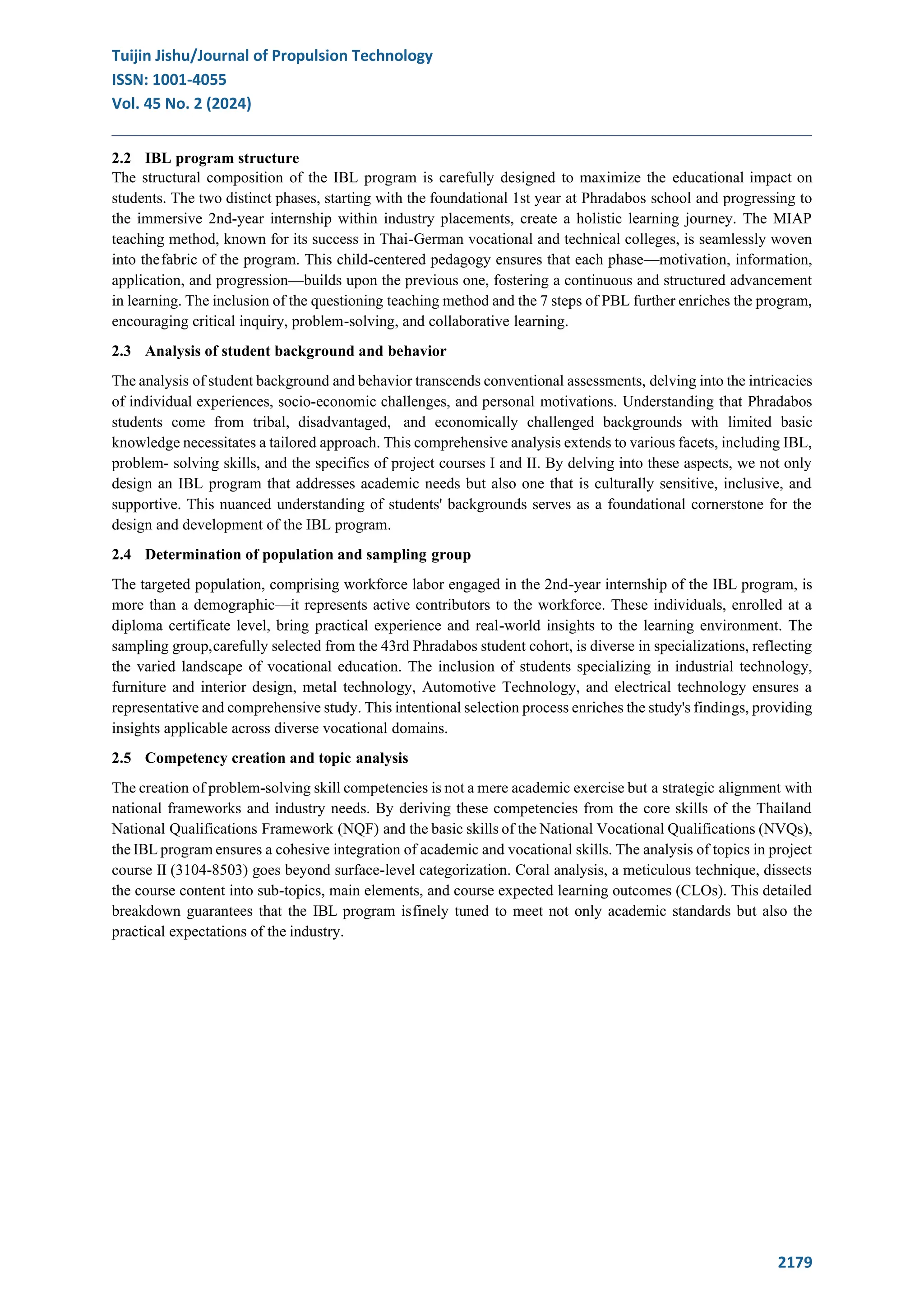 Enhancing Problem-Solving Proficiency through Industrial-Based Learning for | PDF