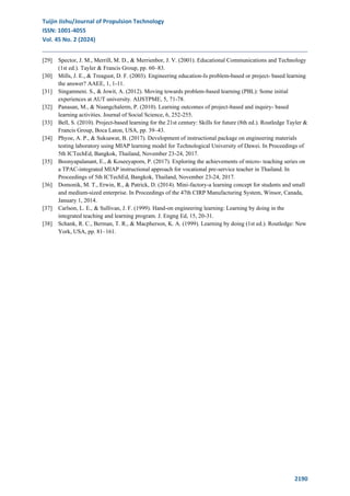 Enhancing Problem-Solving Proficiency through Industrial-Based Learning ...