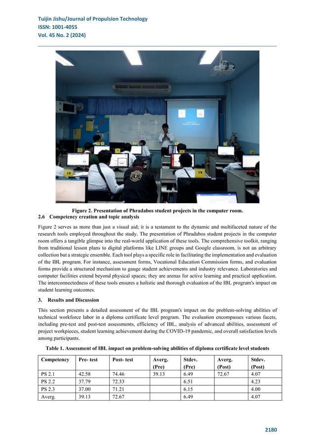 Enhancing Problem-Solving Proficiency through Industrial-Based Learning for | PDF