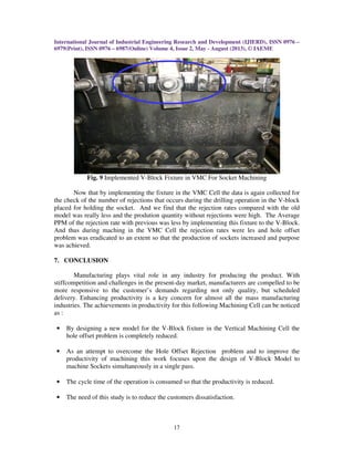 Enhancing productivity by elimination of hole offset rejection of an ...