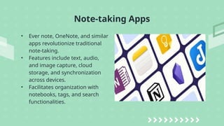Enhancing Productivity Note-taking Apps & Video Conferencing Platforms.pptx