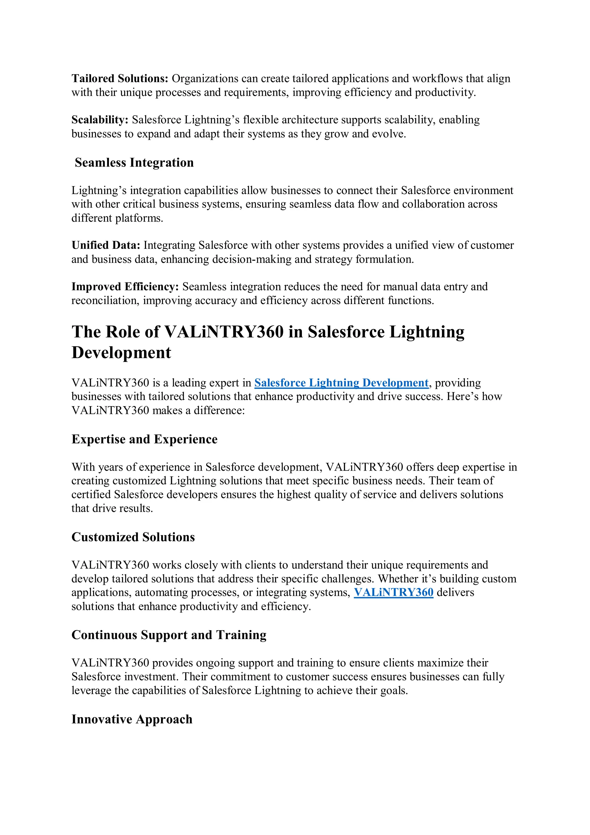 Enhancing Productivity Through Salesforce Lightning Development Pdf