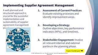 Enhancing Profits through Effective Supplier Agreement Management | PPT