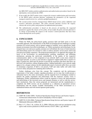 Enhancing qo s and qoe in ims enabled next generation networks | PDF