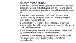ENHANCING THE READING SKILLS OF GRADE THREE PUPILS THROUGH BIG BOOKS | PPTX