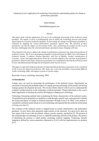 Enhancing S-curve applications for technology forecasting.pdf