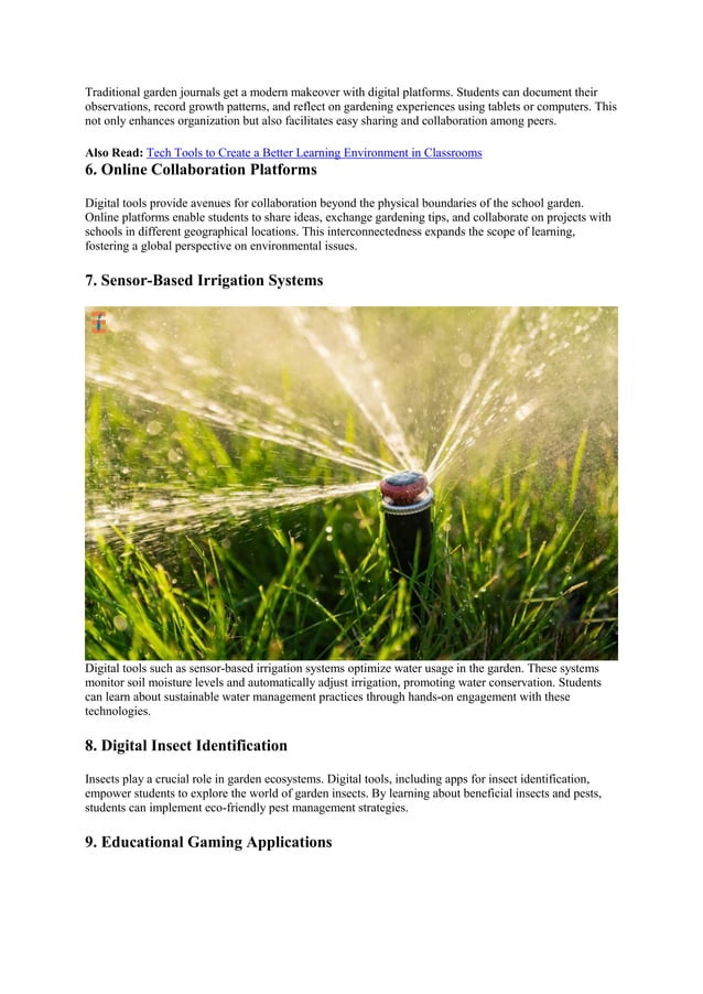 11 Best Digital Tools for the School Garden Curriculum | Future ...