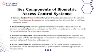 Enhancing Security and Efficiency The Power of Biometric Access Control Systems | PPT