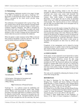 Enhancing security features in cloud computing for healthcare using cipher and inter cloud | PDF ...