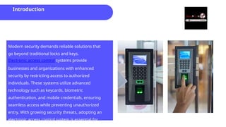 Enhancing Security With Advanced Electronic Access Control Systems Pptx