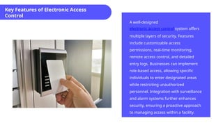 Enhancing Security With Advanced Electronic Access Control Systems Pptx