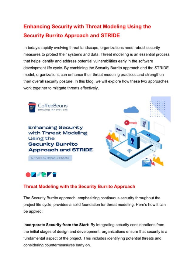 Enhancing Security with Threat Modeling Using the Security Burrito Approach and STRIDE.pdf