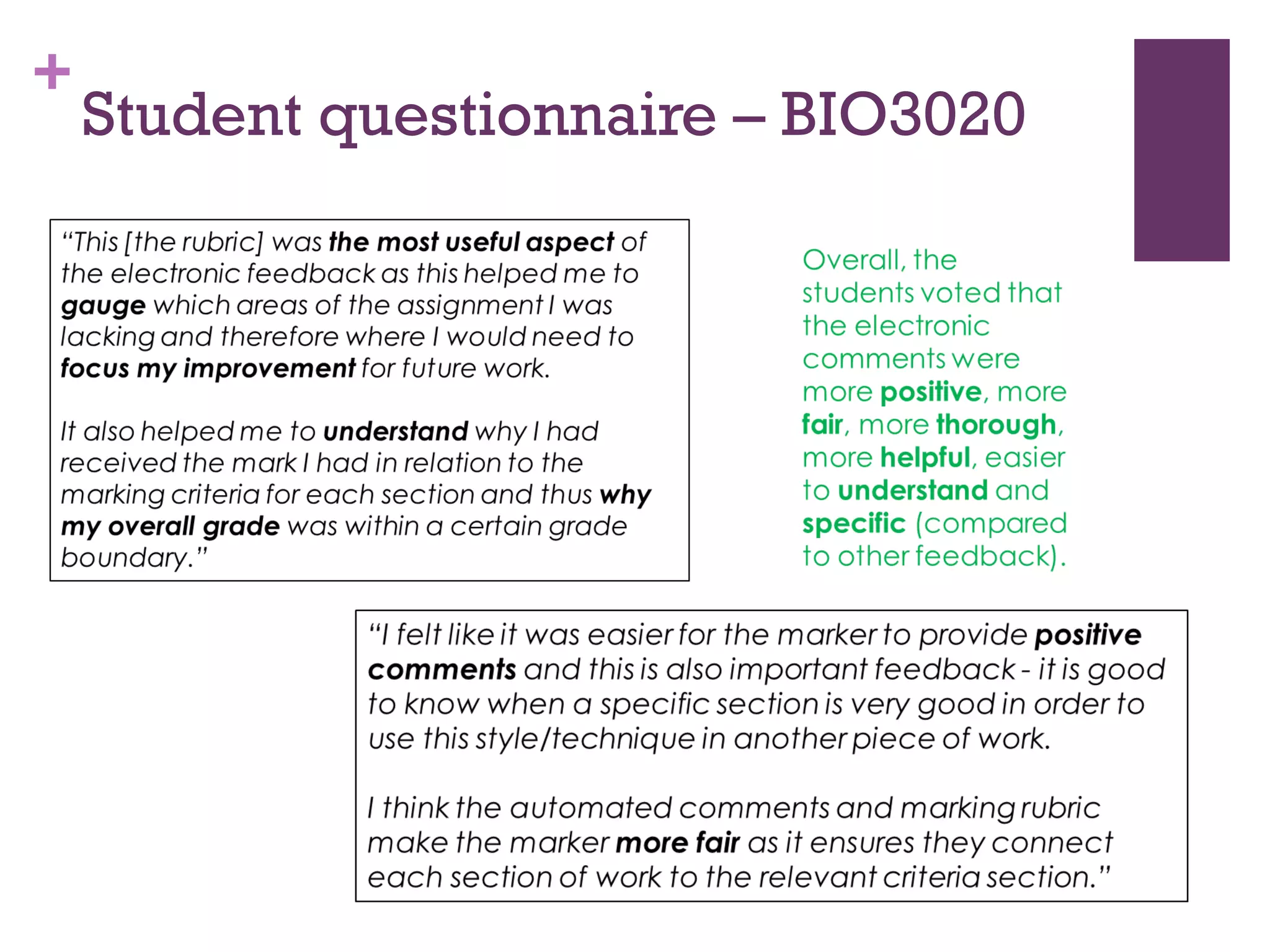 Enhancing student learning through innovative feedback | PPT