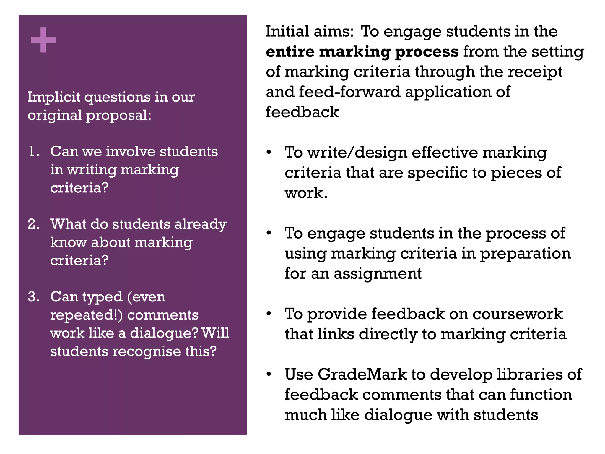 Enhancing student learning through innovative feedback | PPT