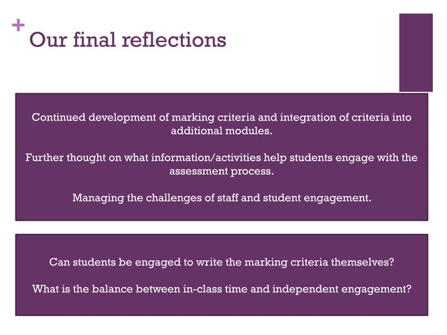 Enhancing student learning through innovative feedback | PPT