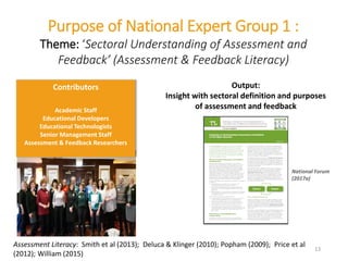 Enhancing students’ experience of their programme assessment and ...