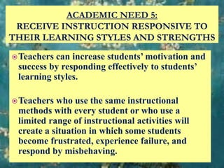 Enhancing students’ motivation to learn | PPTX