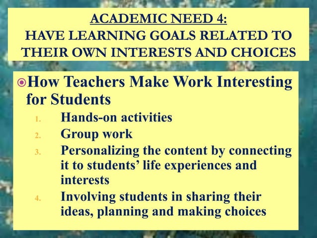 Enhancing students’ motivation to learn | PPTX