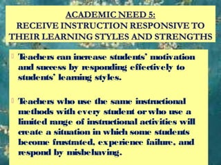 Enhancingstudentsmotivationtolearn | PPT