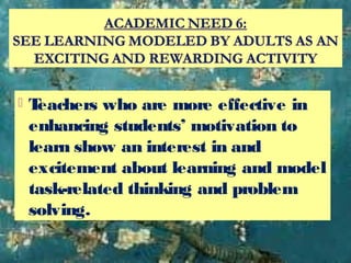 Enhancingstudentsmotivationtolearn | PPT