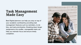 Enhancing Study Habits with Digital Planners : A Guide for Students | PPT