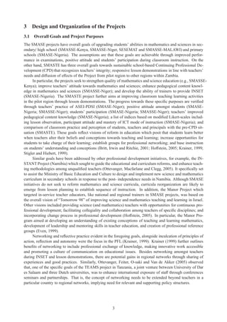 Enhancing teachers capacity smase | PDF