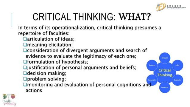 Enhancing the 21st century critical thinking skills of ESL/EFL learners ...