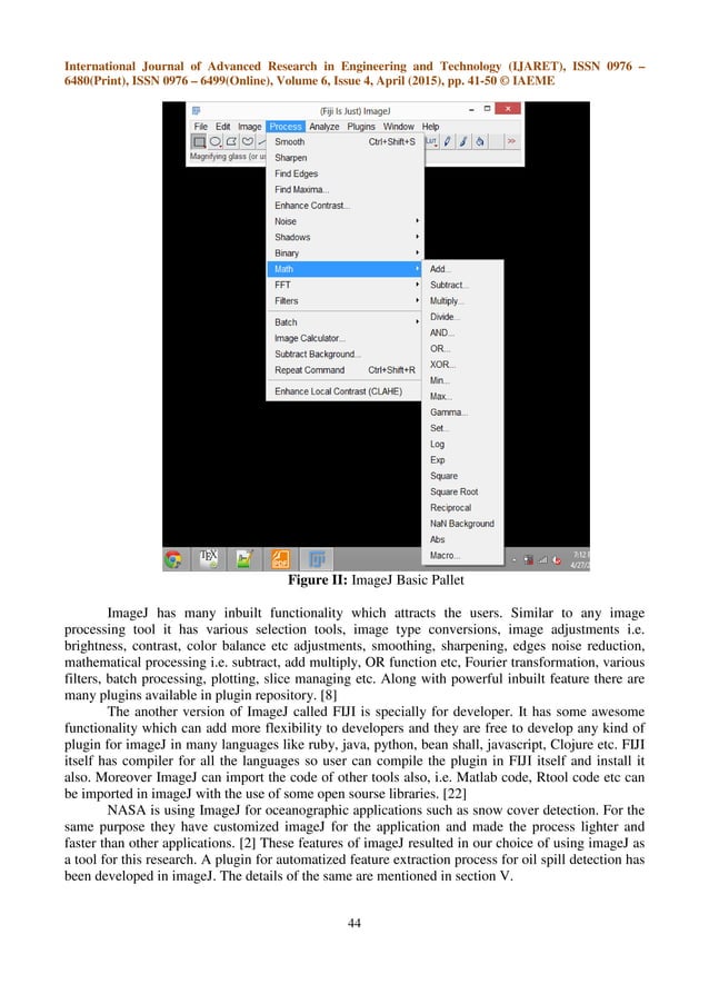 ENHANCING THE CAPABILITIES OF IMAGEJ BY INCORPORATING FEATURE ...