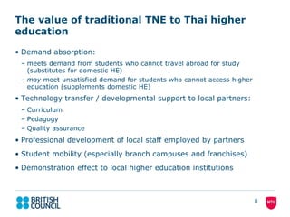 Enhancing the value of transnational education | PPTX