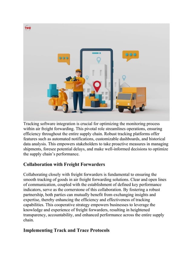 Air Freight Forwarding Solutions: Tracking Capabilities | The ...