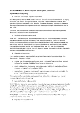 Enhancing Transparency: The Importance of Segment Performance ...