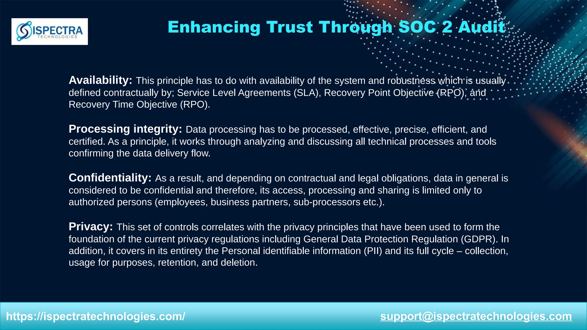 Enhancing Trust Through SOC 2 Audit- ispectra | PPT
