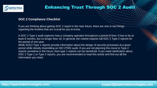 Enhancing Trust Through SOC 2 Audit- ispectra | PPT
