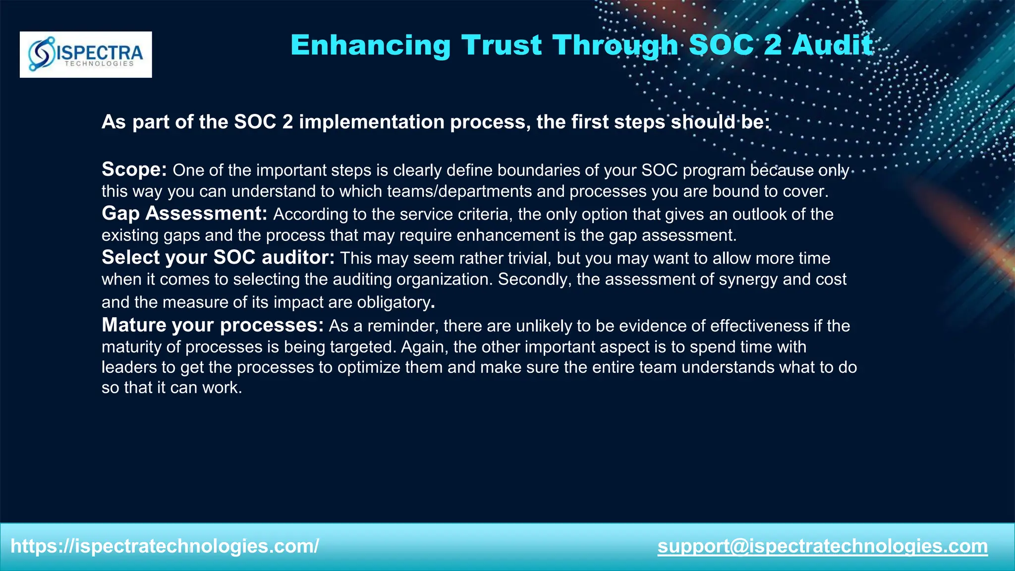 Enhancing Trust Through SOC 2 Audit- by ispectra technologies | PPT