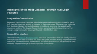 Enhancing User Experience - Exploring the Latest Features of Tallyman ...