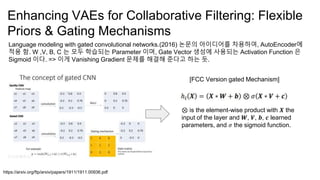 Enhancing VAEs for collaborative filtering : flexible priors & gating ...