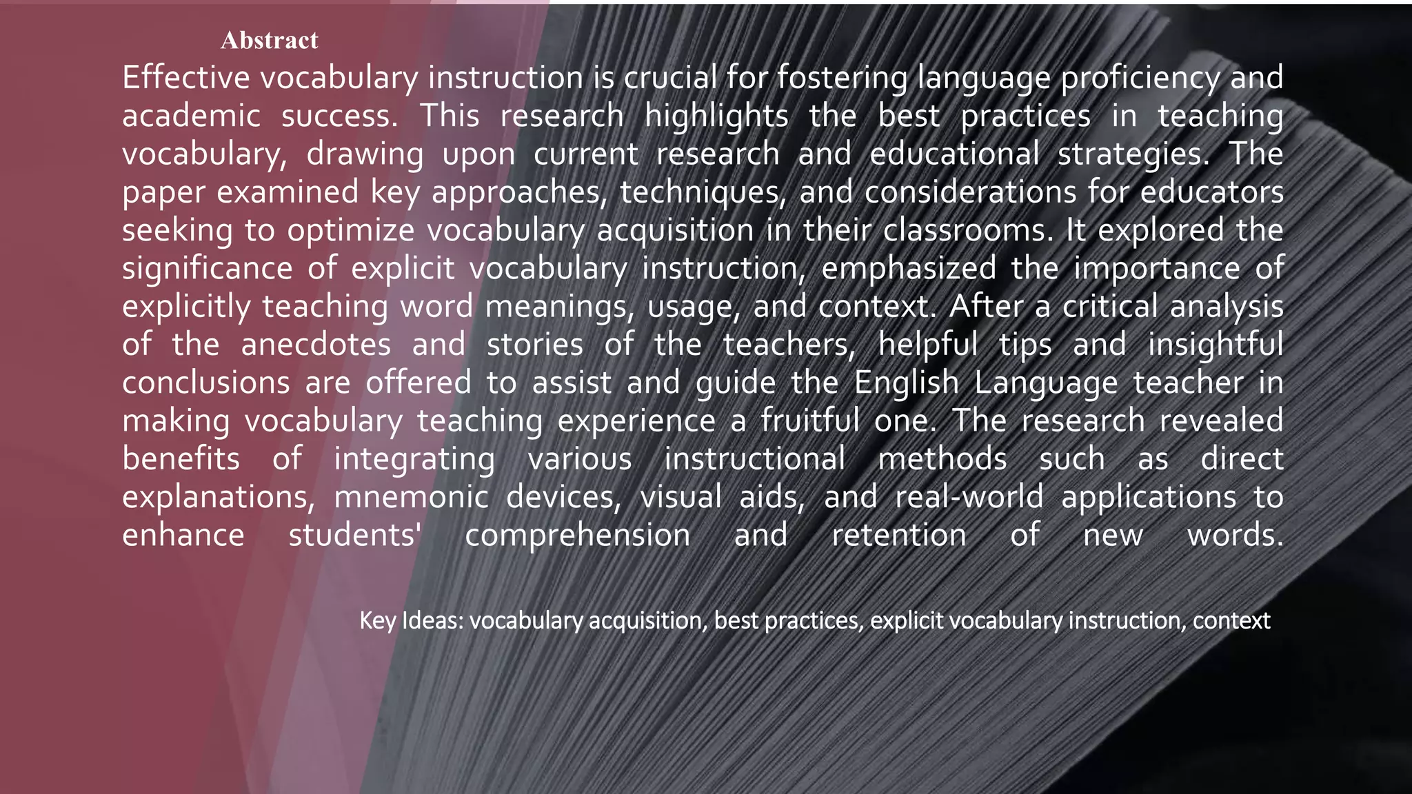 ENHANCING VOCABULARY ACQUISITION.pptx
