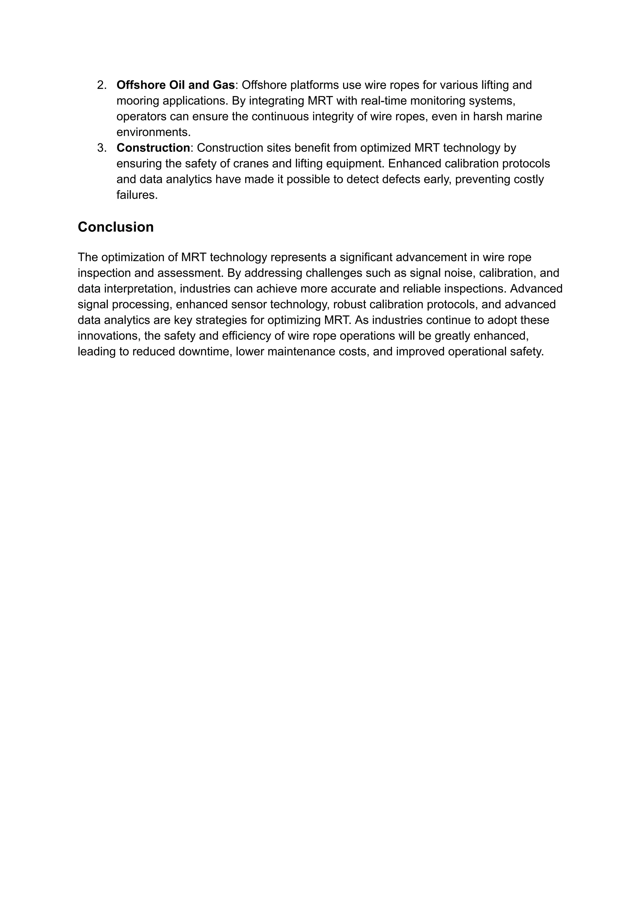 Enhancing Wire Rope Inspection and Assessment via MRT Technology ...