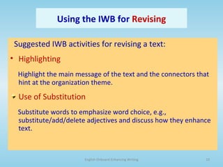 Enhancing writing october 17_sara_deb | PPT