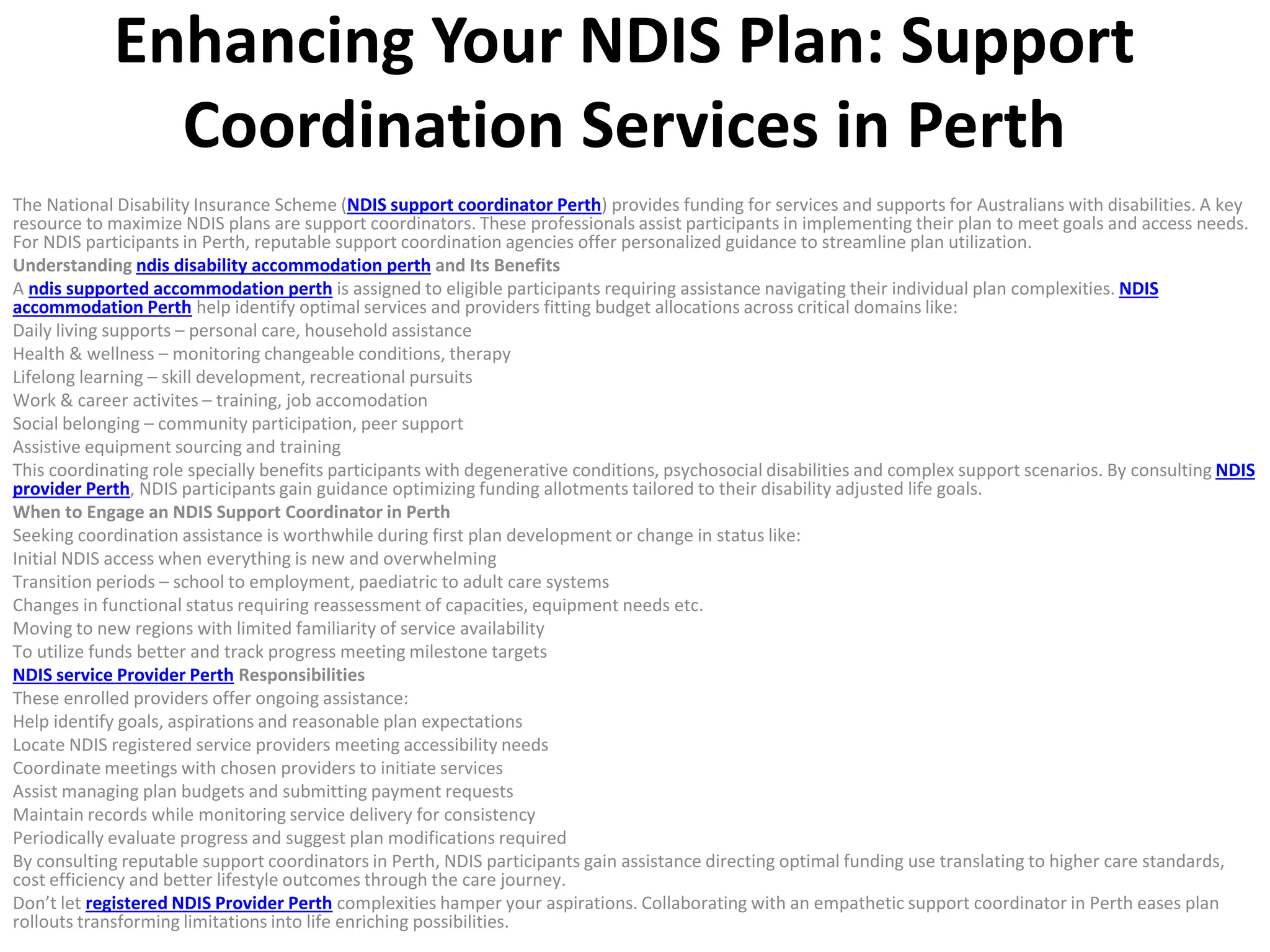 Enhancing Your NDIS Plan Support Coordination Services in Perth.pptx