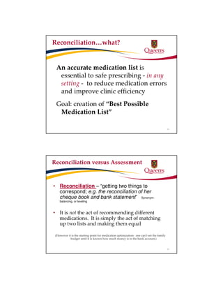 Making a case for medication reconciliation in primary care | PDF